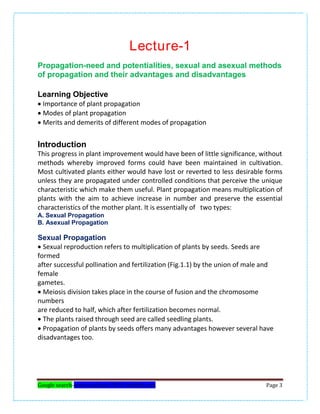 Plant Propagation and Nursery Management 2.pdf | Infertility ...