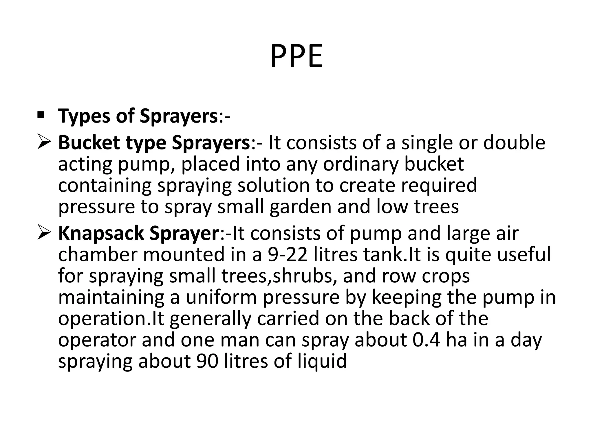 Plant protection equipment | PPTX