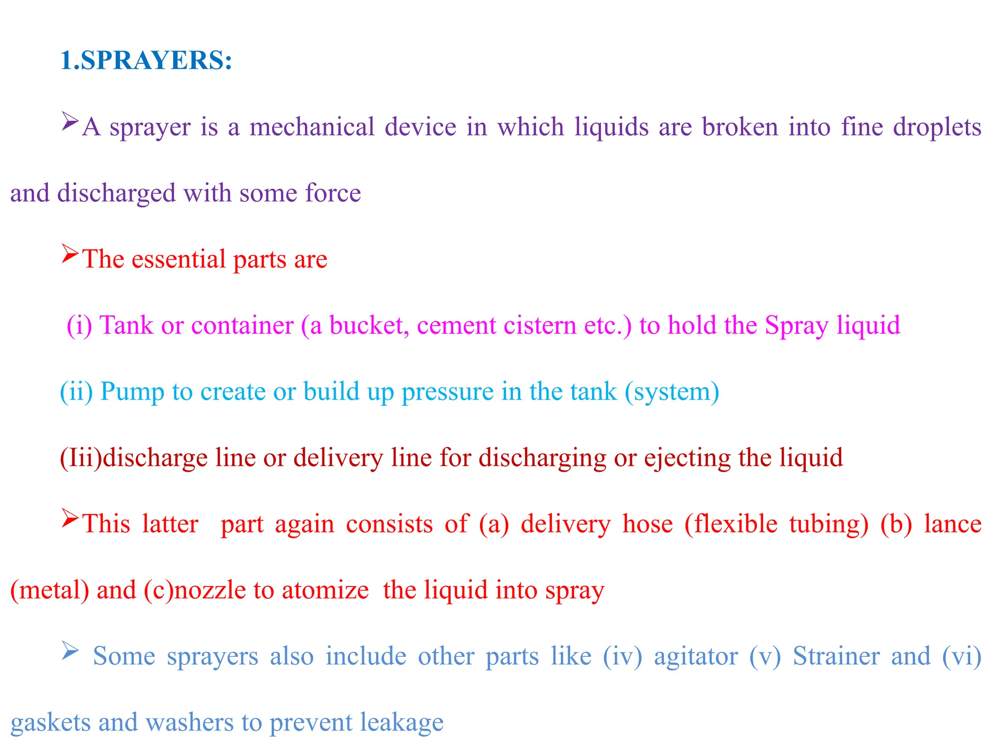 Plant protection Equipment's used for the management of insect pests | PPTX