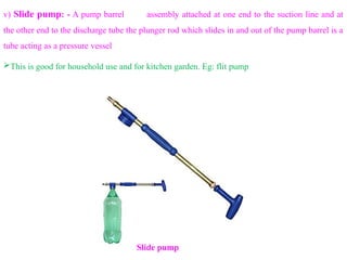 Plant protection Equipment's used for the management of insect pests | PPTX