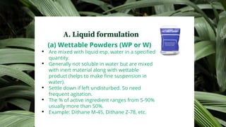 Pesticides introduction, types, formulation and toxicity, safe use and ...