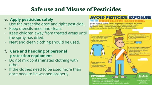 Pesticides introduction, types, formulation and toxicity, safe use and ...