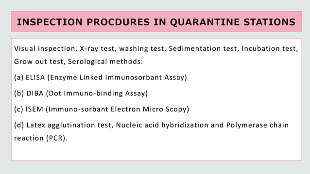 Plant quarantine and phytosanitary certification | PPTX | Infectious ...