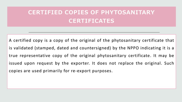 Plant quarantine and phytosanitary certification | PPT