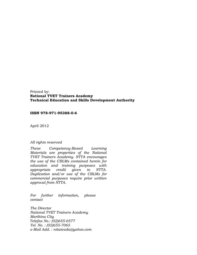 Plan training sessions | PDF