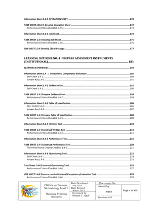 Plan training sessions | PDF