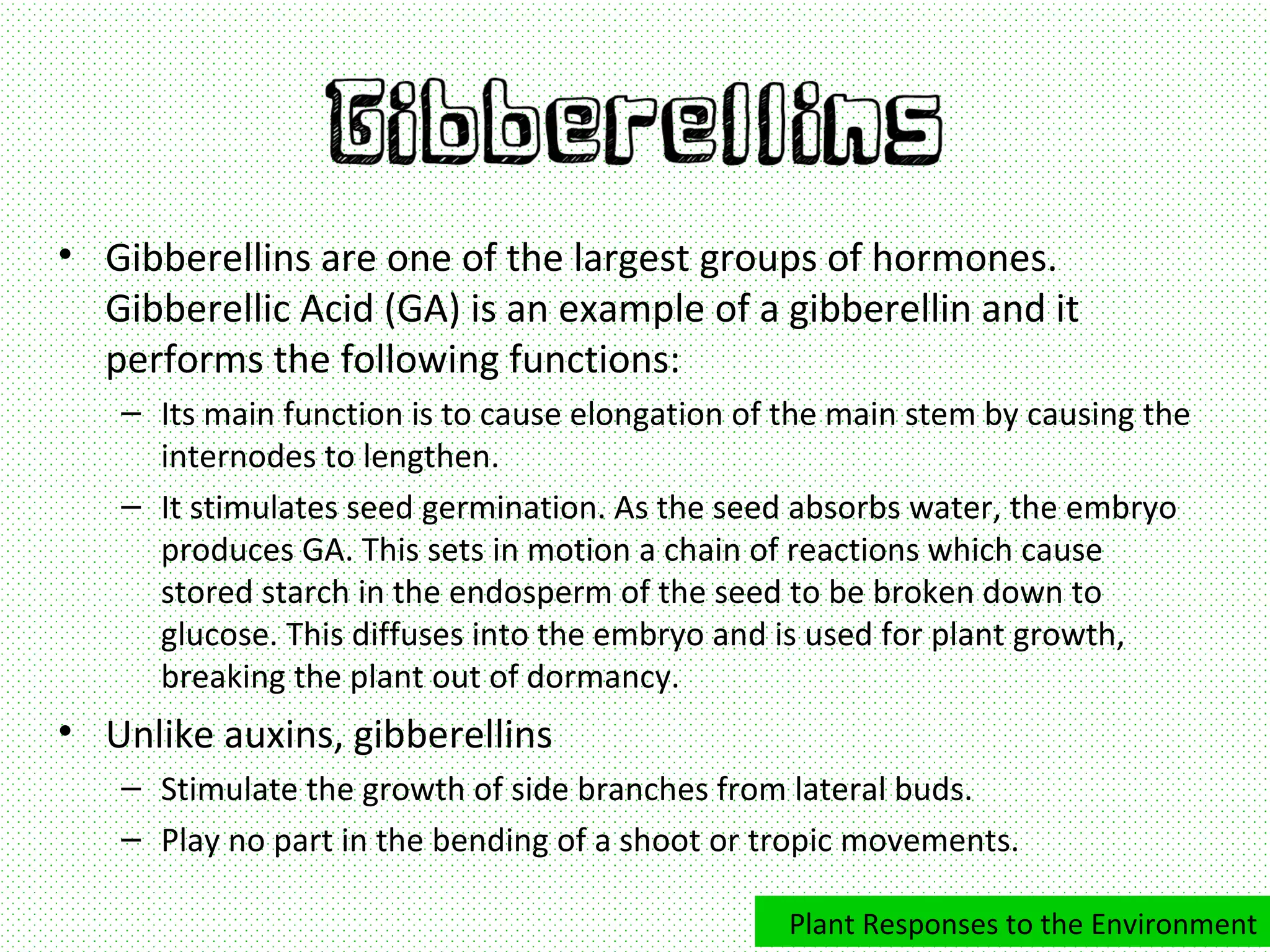 Plant responses to the environment | PPT