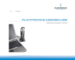 Plantronics cs60 usb user guide | PDF