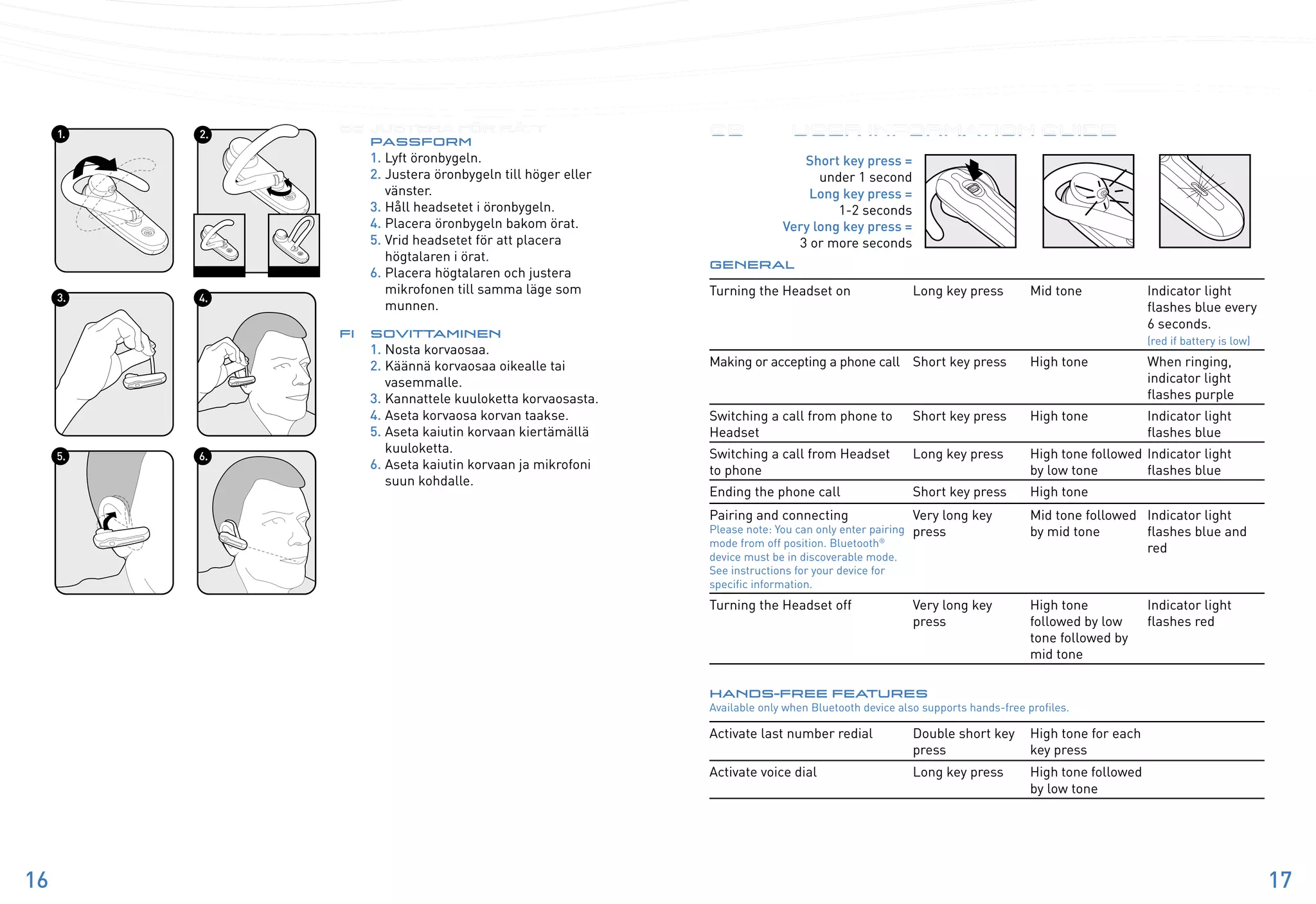 Plantronics explorer 320 user guide | PDF