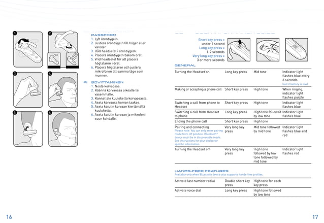 Plantronics explorer 340 user guide | PDF