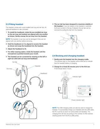 Plantronics savi go wg100 convertible bluetooth headset user guide | PDF