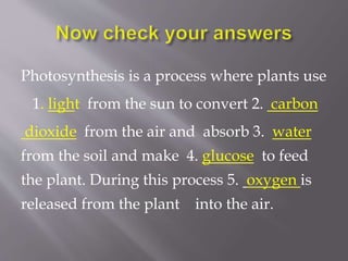 Plants-and-photosynthesis World's largest lesson | PPTX