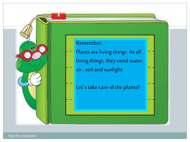 Parts of the plants and needs for kids | PPSX