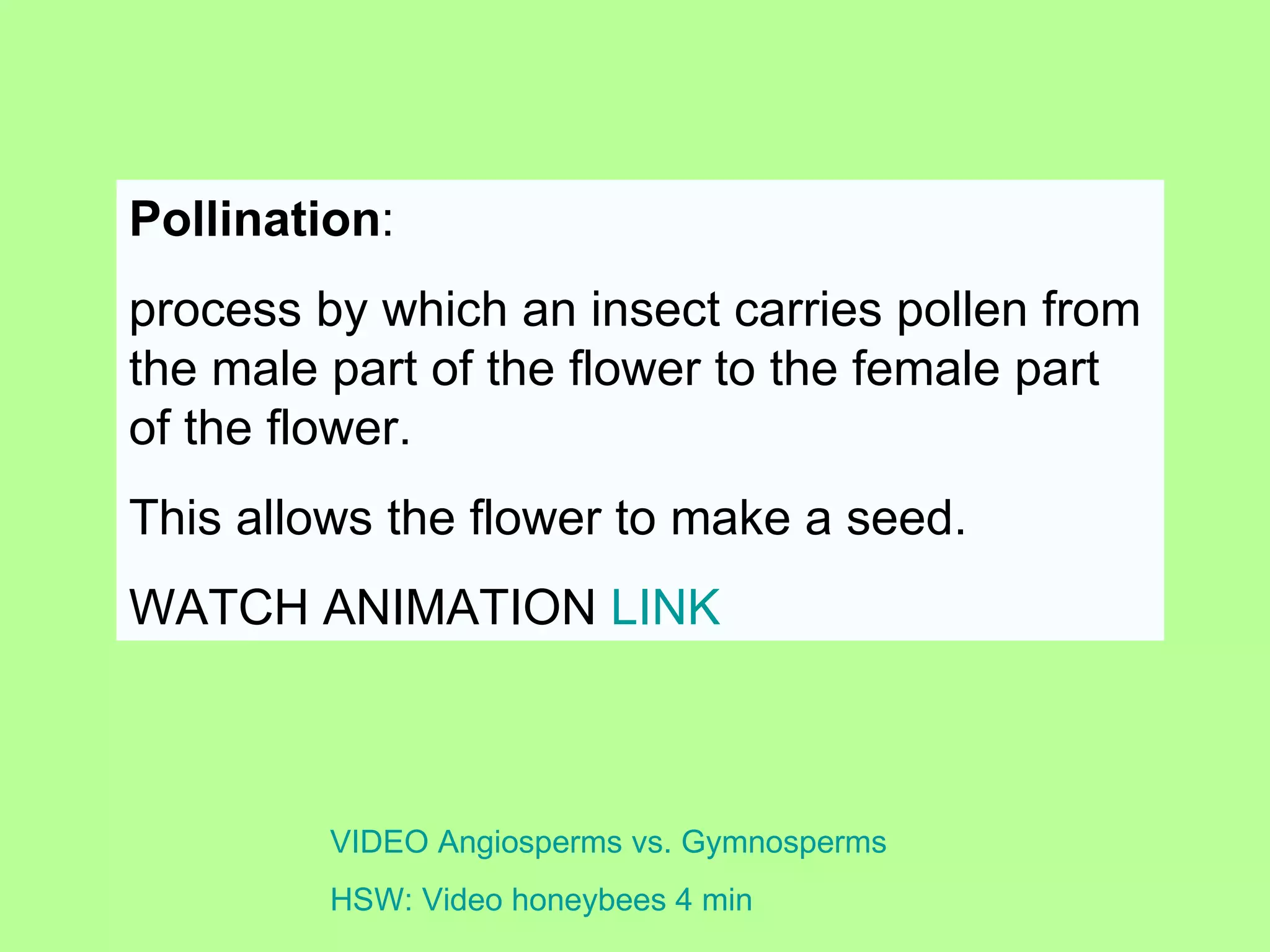 Plants2 plant parts flowers: pollination, angiosperms, gymnosperms ...