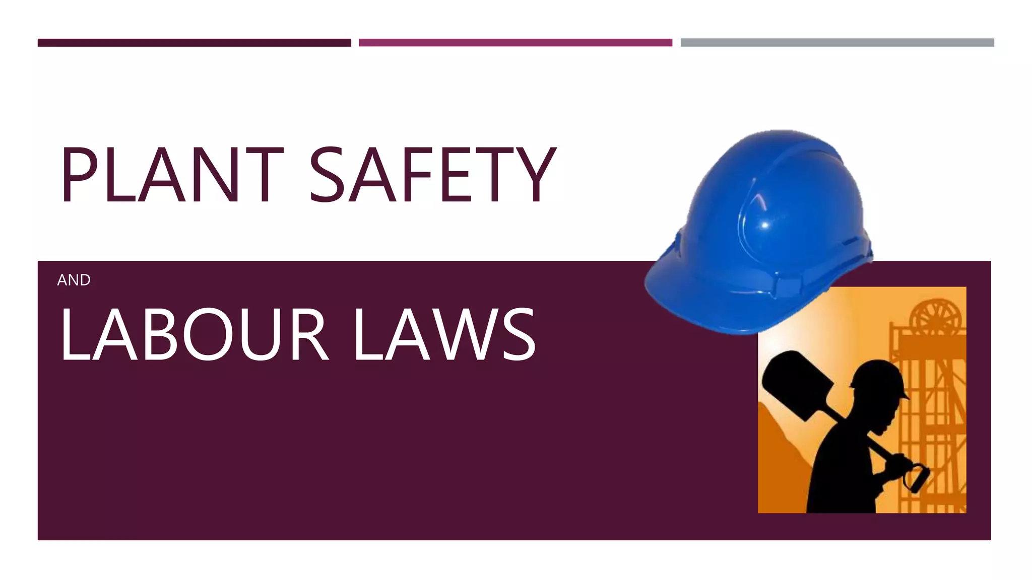 Plant Safety & Labour Laws | PPTX
