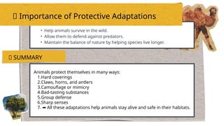 Plants and Animals Adaptation Presentation | PPTX