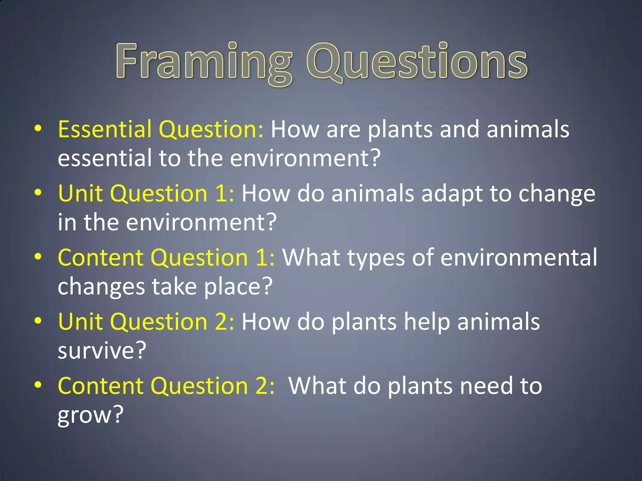 Plants & animals | PPT