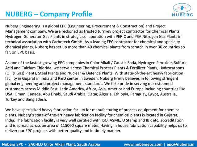 Plant saudi arabia chlor alkali chemical plant | PPTX | Chemistry | Science