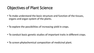 Plant science | PPTX