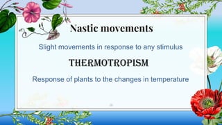 Plants growth and response | PPTX