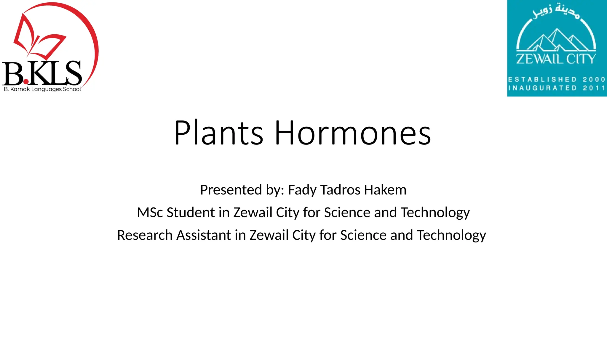 Plants Hormones for Grade 12 Students American Division | PPTX