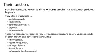 Plants Hormones for Grade 12 Students American Division | PPTX