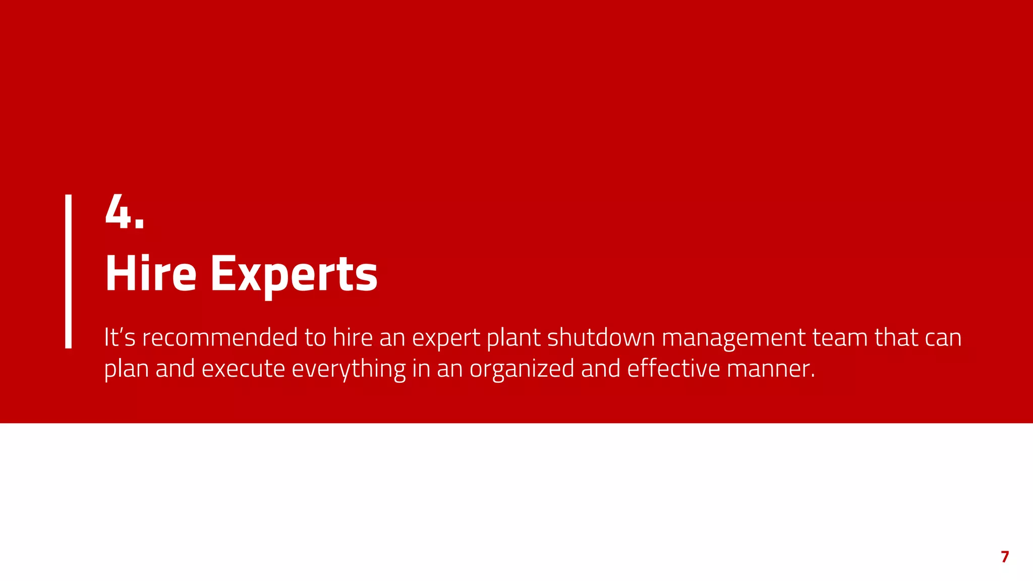 Plant shutdown management | PPTX