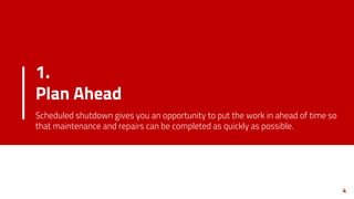 Plant shutdown management | PPTX