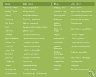 33 Plant Signs 5 x 4 inch including NOVA Natives and other perennials ...