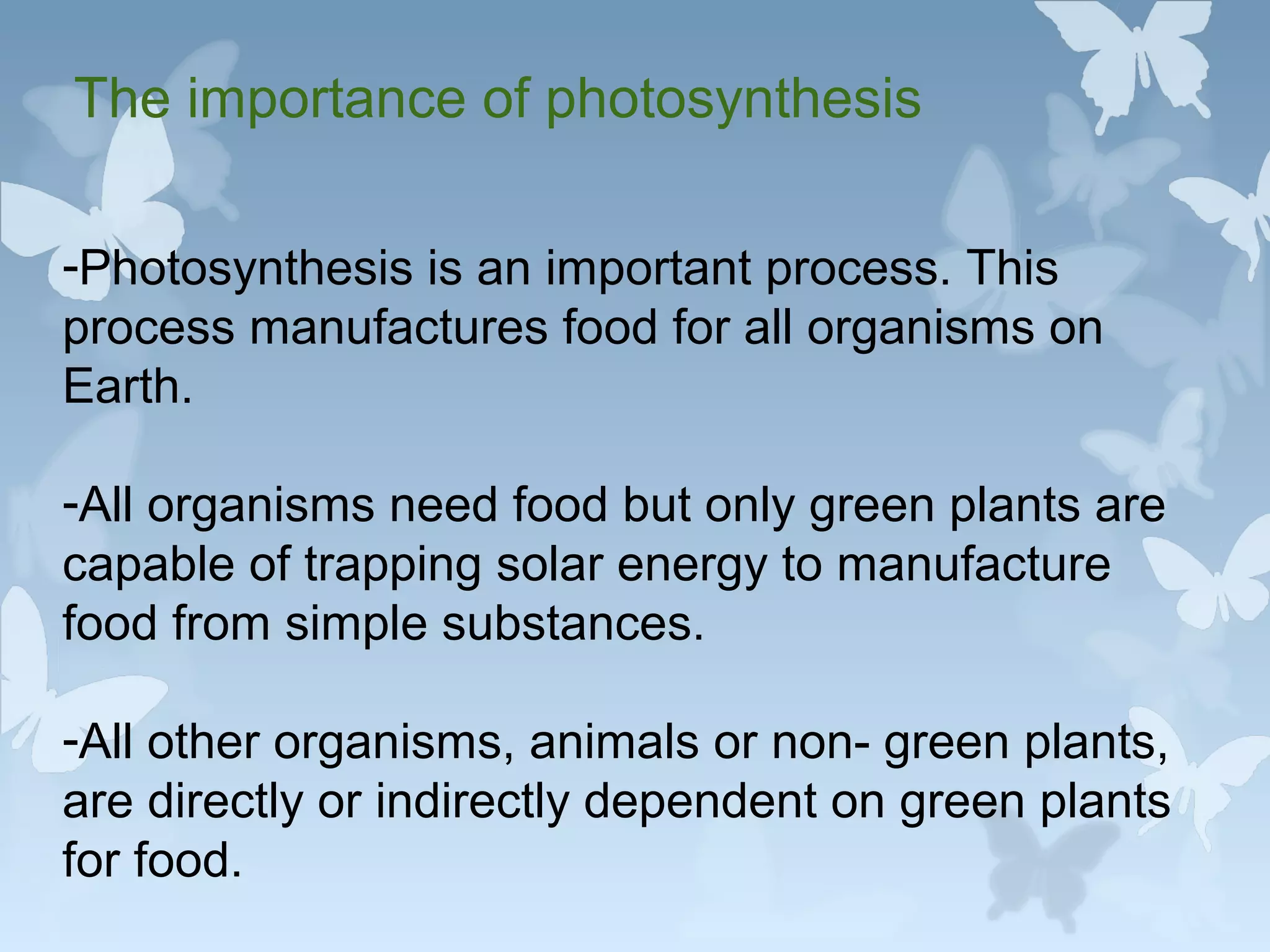 Lesson 3: Photosynthesis | PPT
