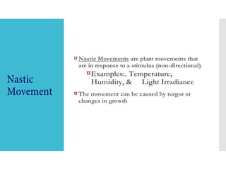 Plants movements | PPT