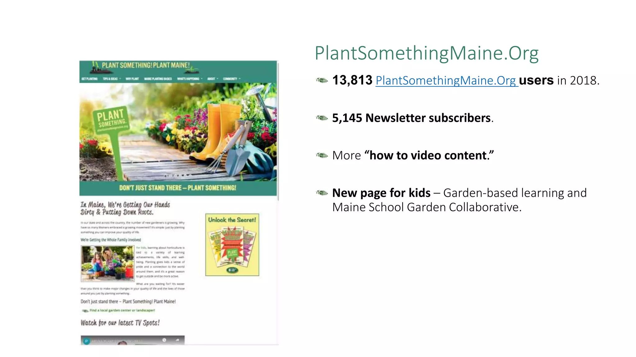 Plant Something! Plant Maine! | PPTX