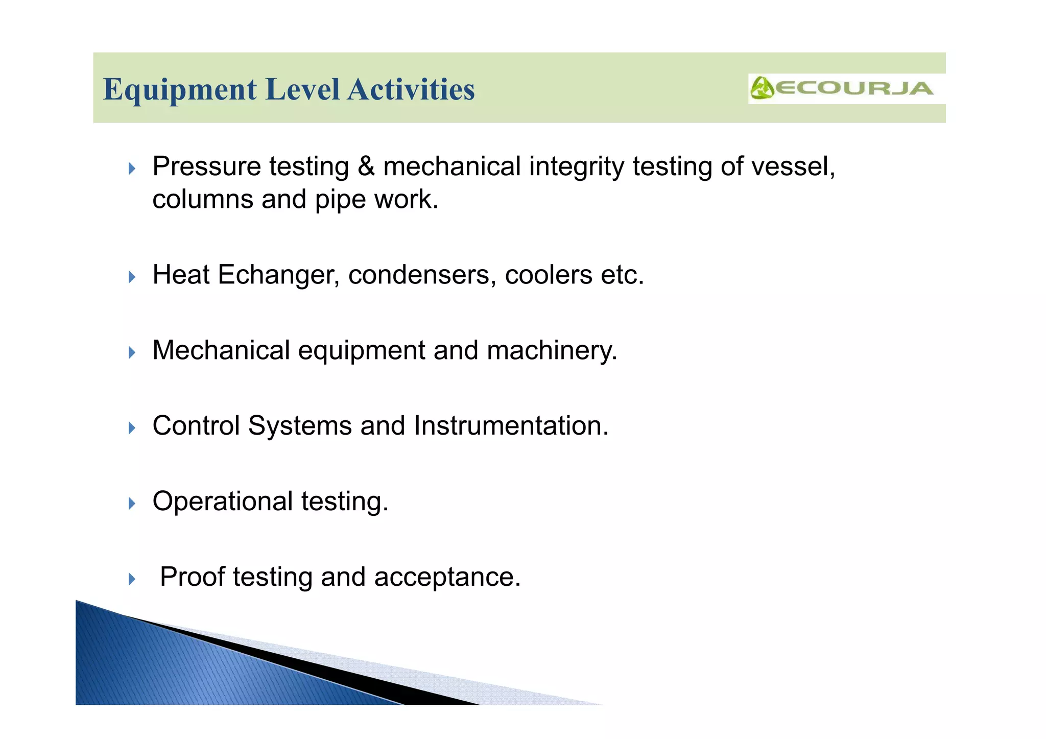 World Class Manufacturing:Plant Start Up and Commissioning Procedure | PDF