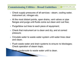 World Class Manufacturing:Plant Start Up and Commissioning Procedure | PDF