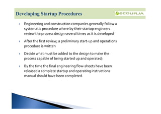 World Class Manufacturing:Plant Start Up and Commissioning Procedure | PDF