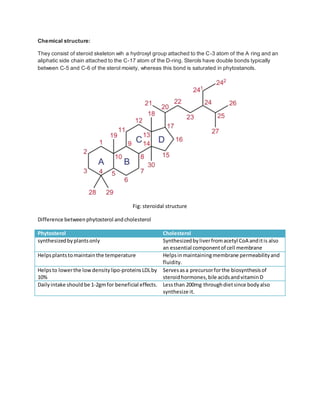 Plant steroids | DOCX