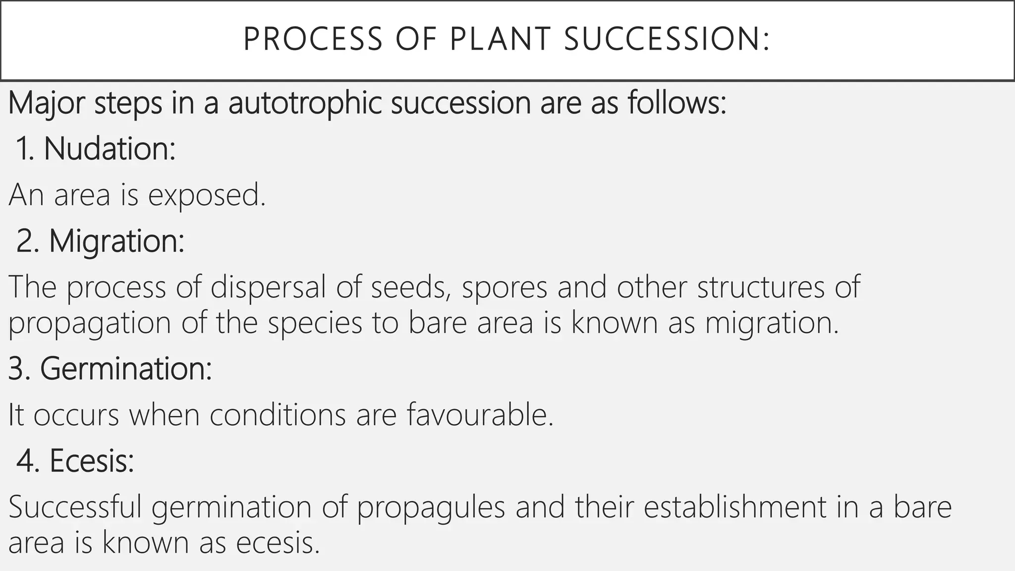 Plant succession | PPTX