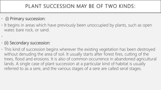 Plant succession | PPTX