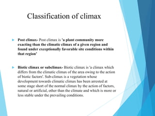 Plant succession | PPTX