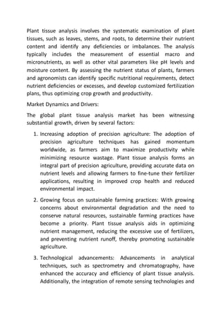 plant tissue analysis.pdf | Agriculture | Industries
