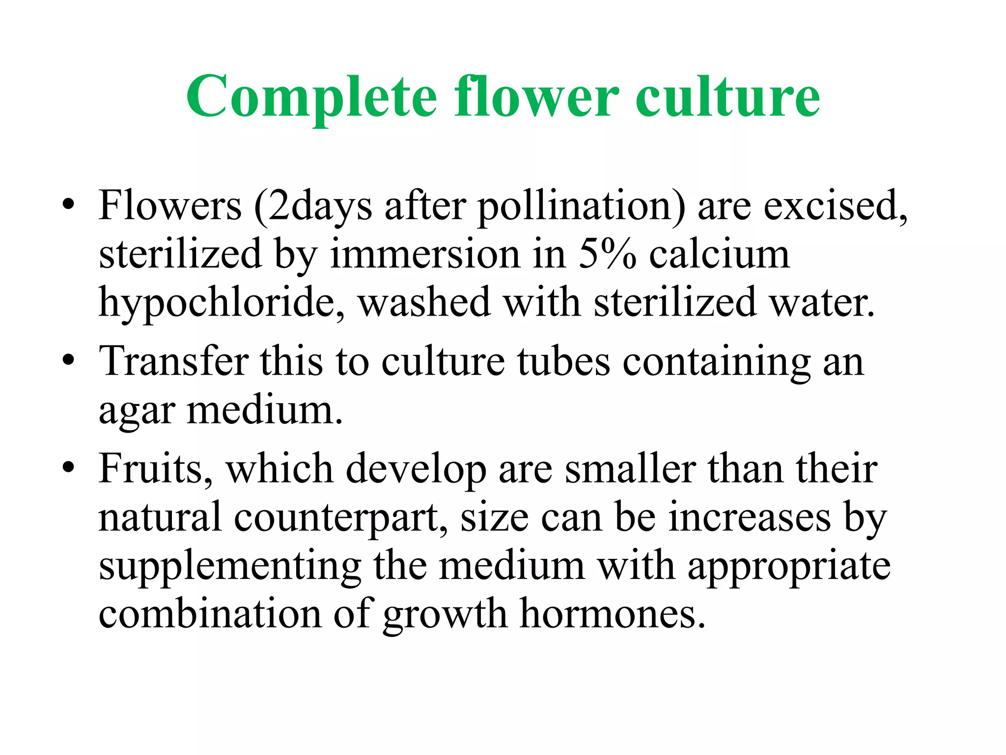 Plant tissue culture | PPTX