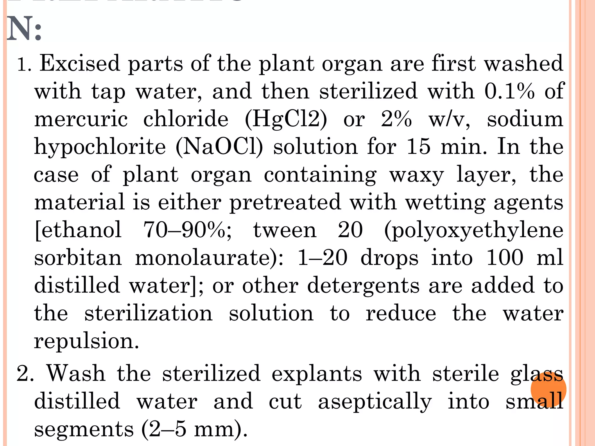 Plant tissue culture | PPT