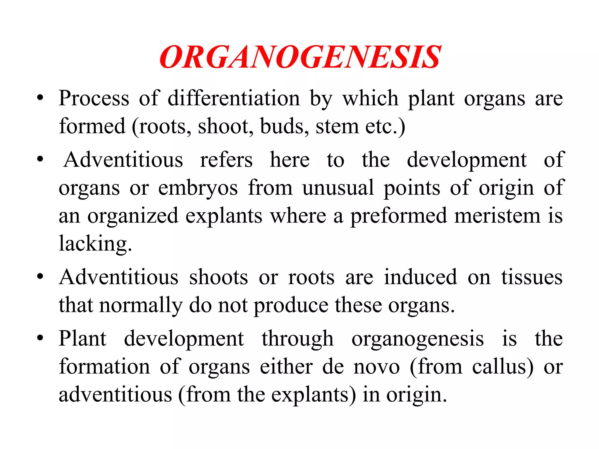 Plant tissue culture | PPTX