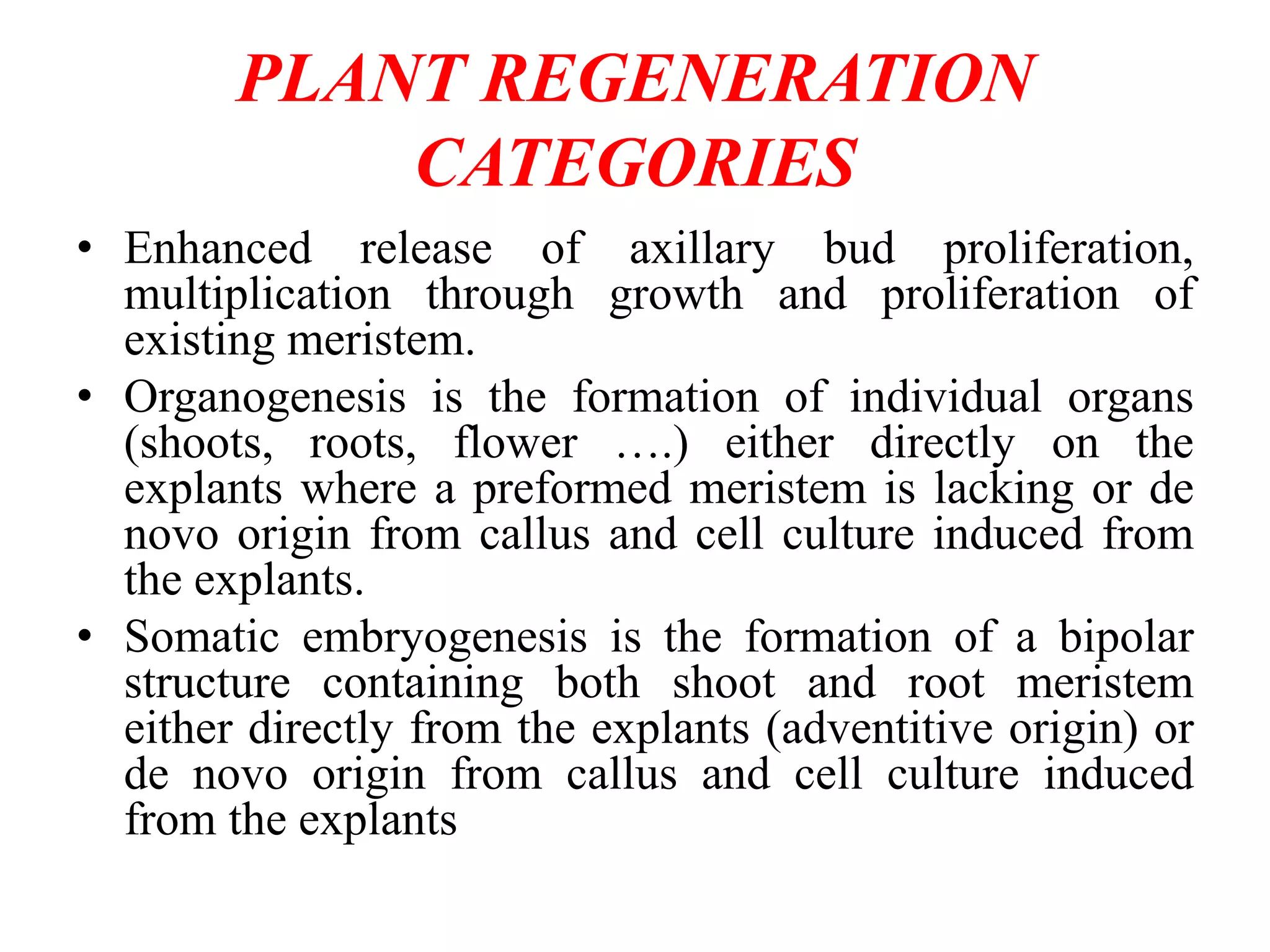Plant tissue culture | PPTX