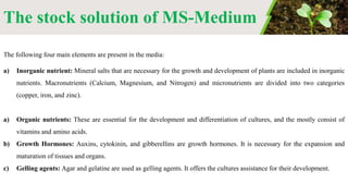 Plant Tissue Culture | PPTX
