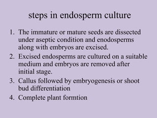 Plant tissue culture application | PPTX