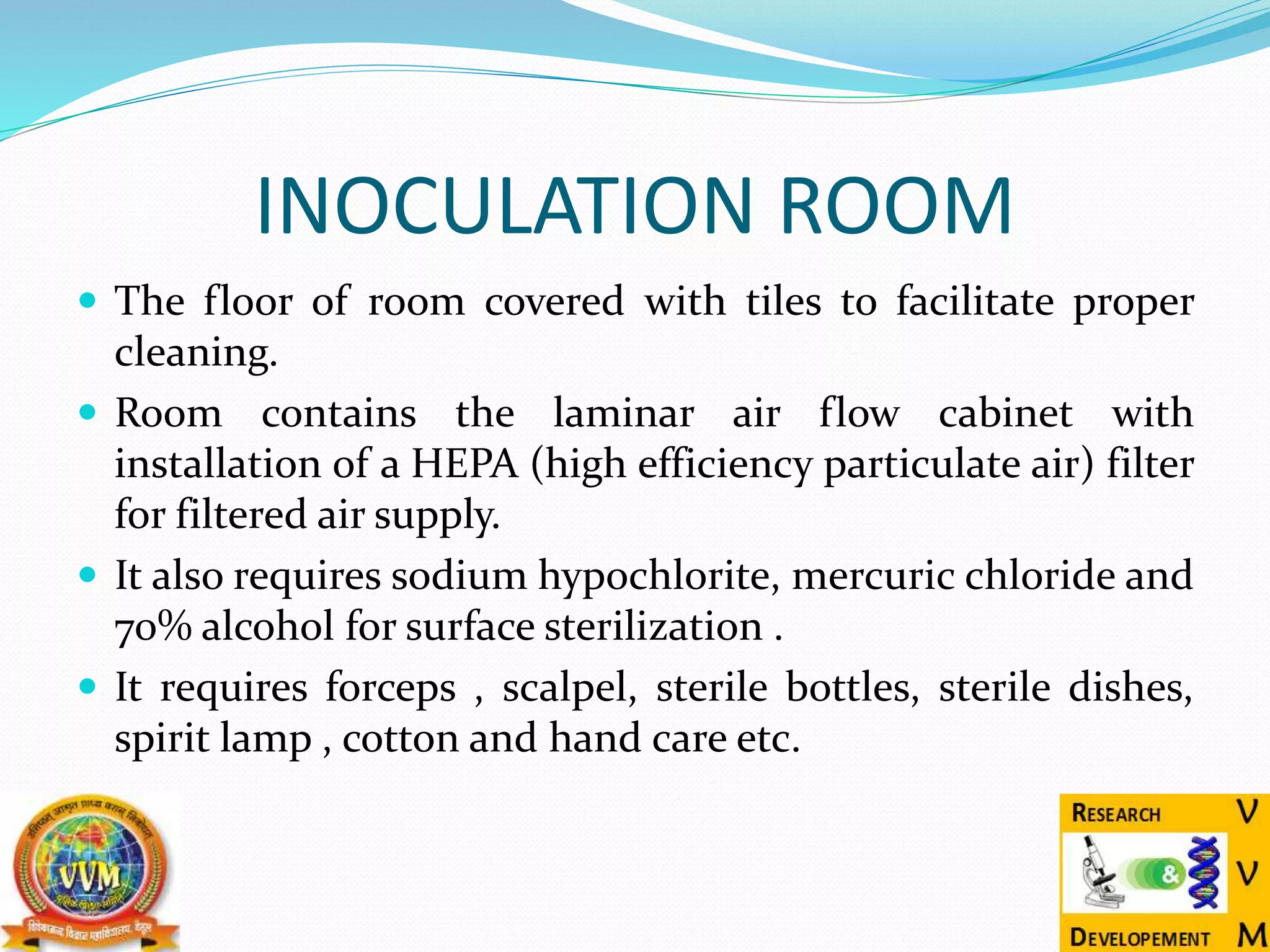 Plant tissue culture laboratory | PPTX
