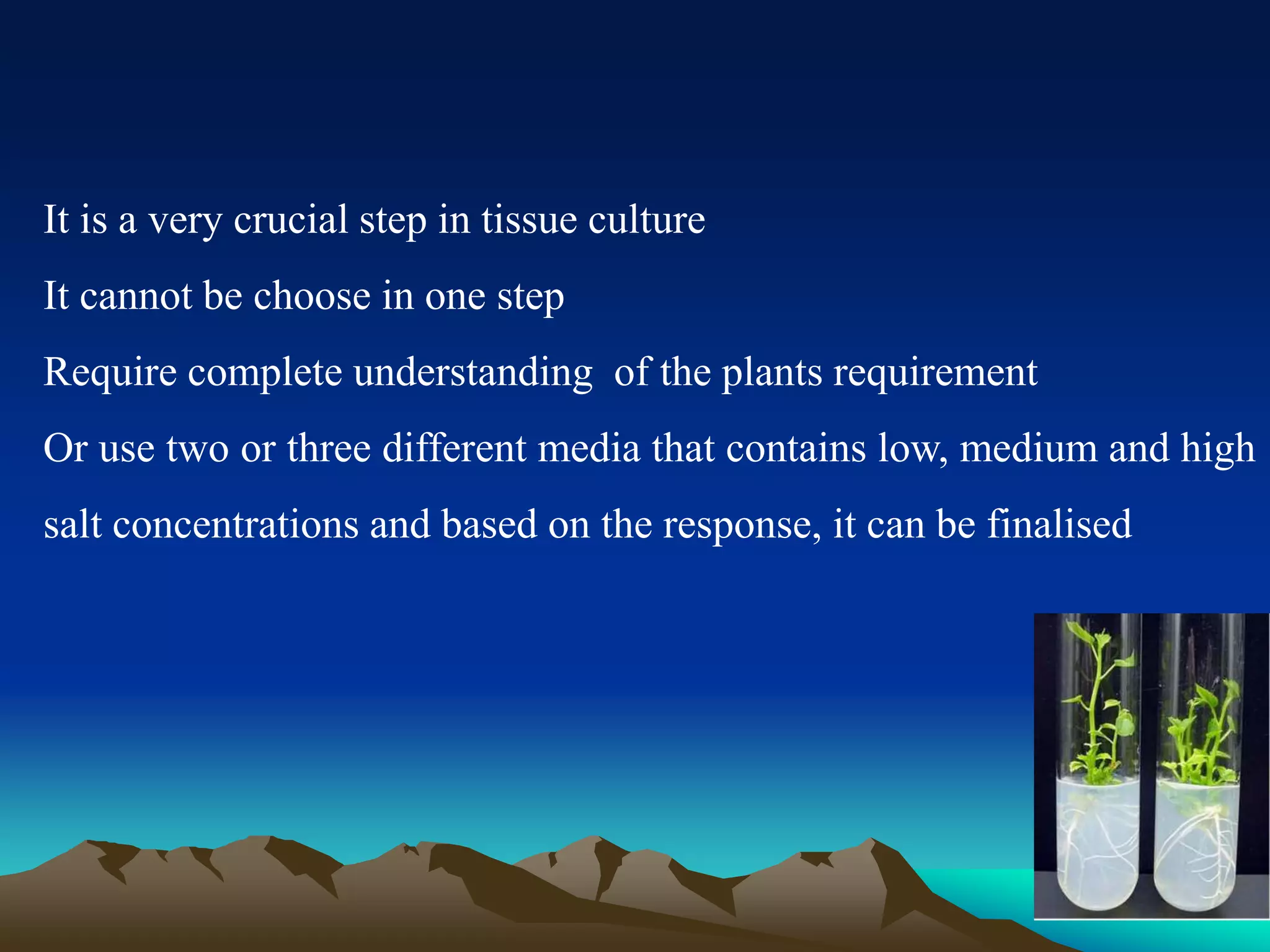 Plant tissue culture media | PPT