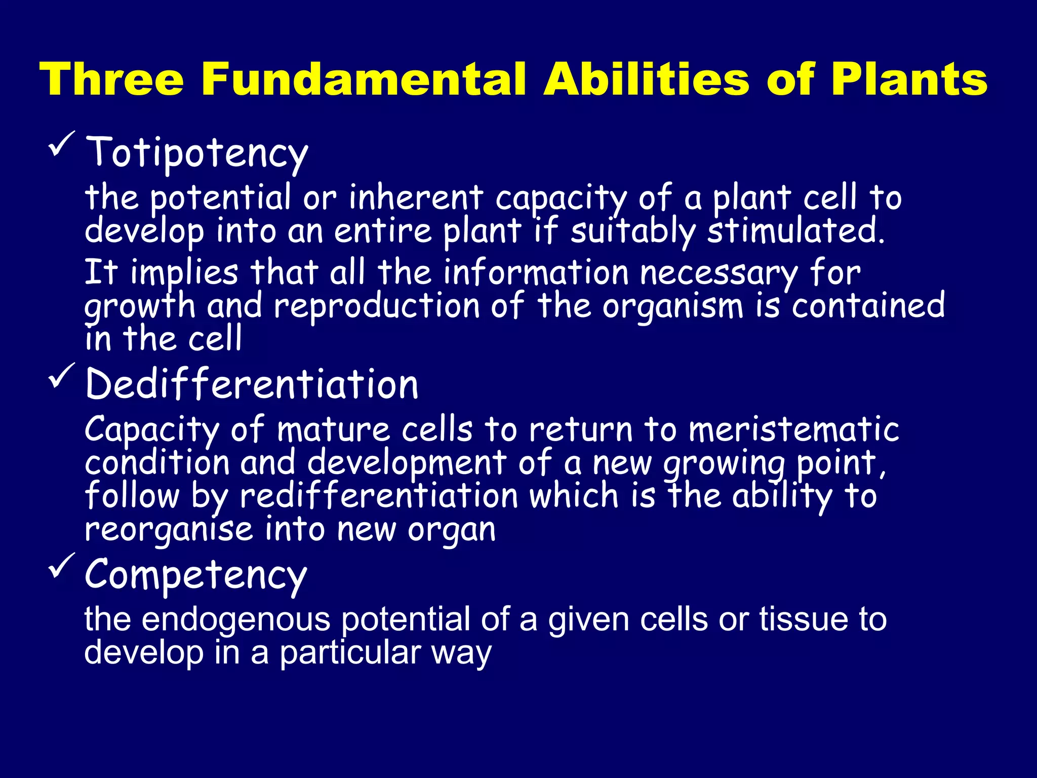 Plant tissue culture (PTC) | PPT