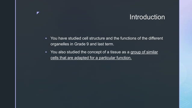 Plant Tissues for Grade 10 Life Sciences | PPTX | Skin and Dermatology ...